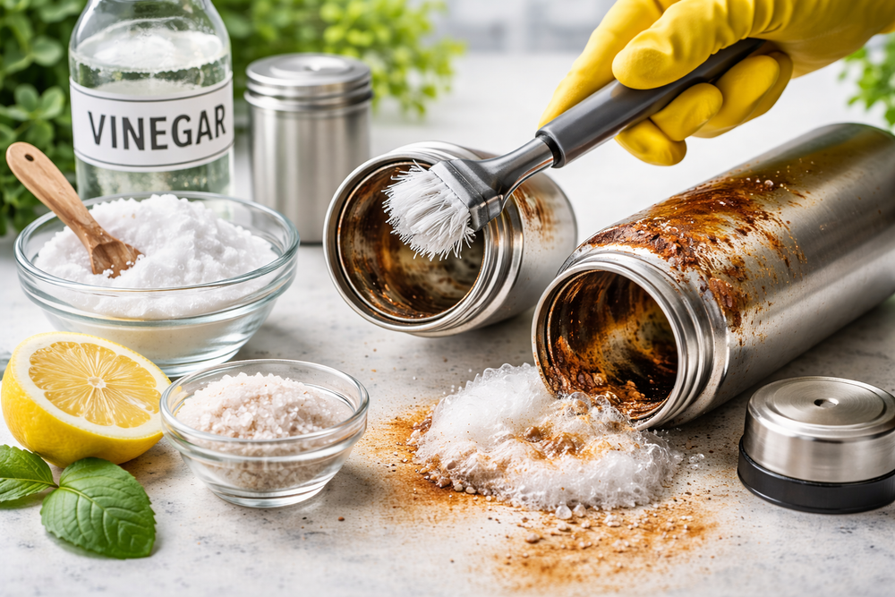 How to Remove Rust from Stainless Steel Bottles (Safe Cleaning Guide)